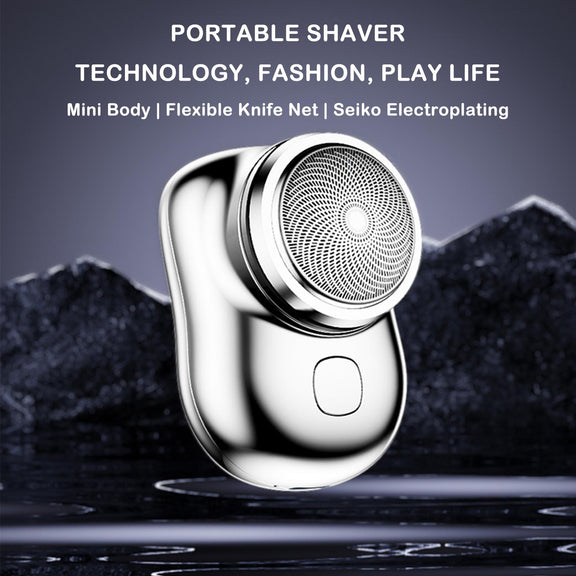 Vablee™ Mini Electric Shaver | Portable Wet & Dry USB Rechargeable