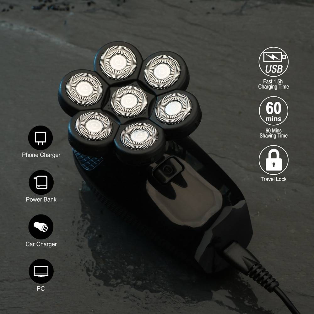 Vablee™ 7D Bald Shaver Kit Pro | Advanced Electric Razor for Effortless ...